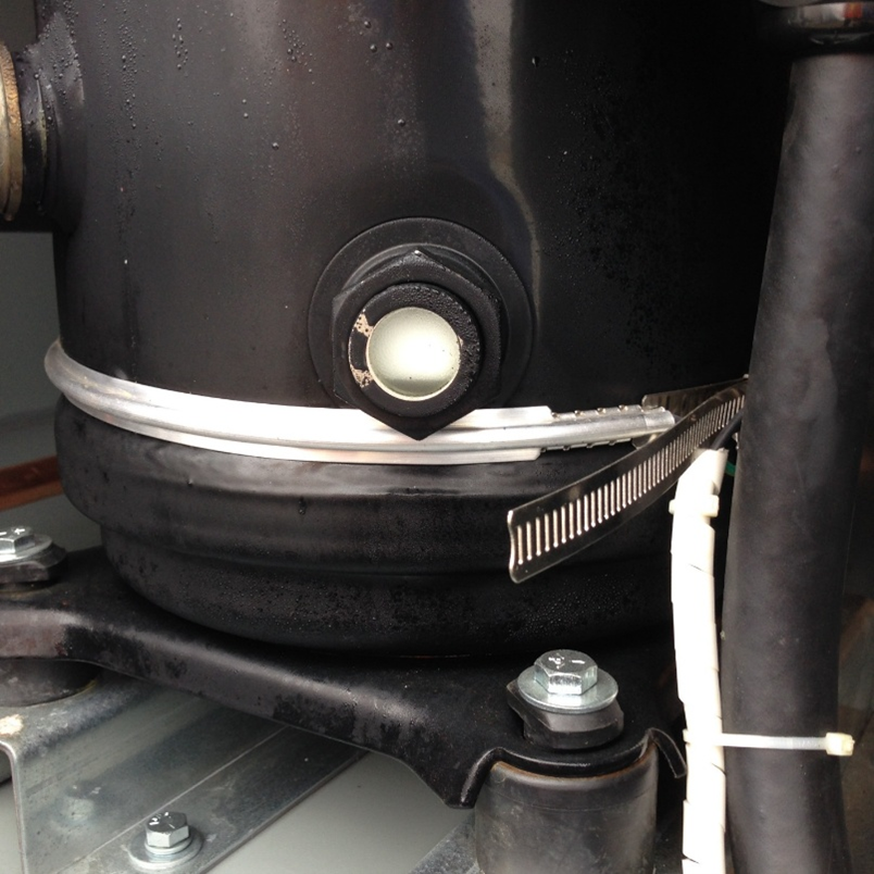 What the compressor sight glass looks like | Refrigeration Mentor